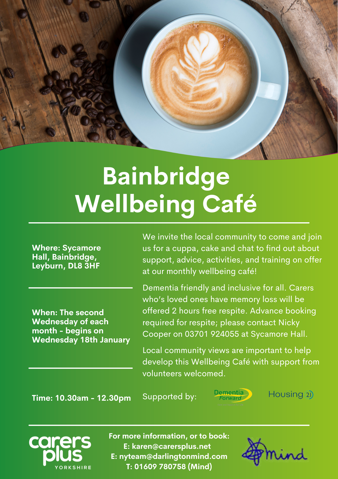 Time For Self | Over 18's | Knowledge Locker | Carers Plus Yorkshire