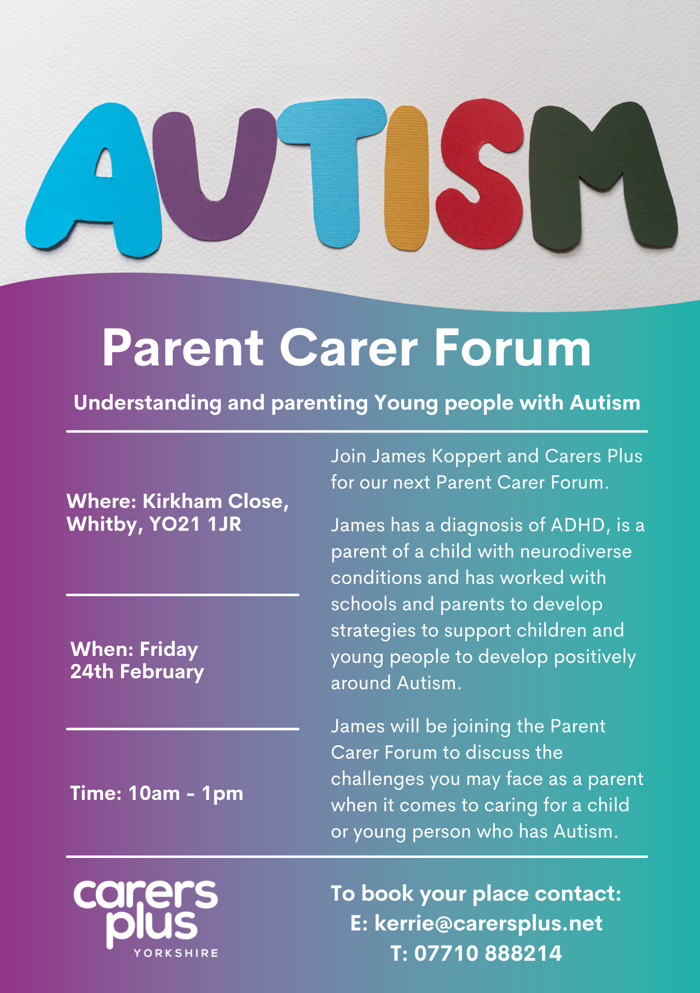 Events | News | Carers Plus Yorkshire